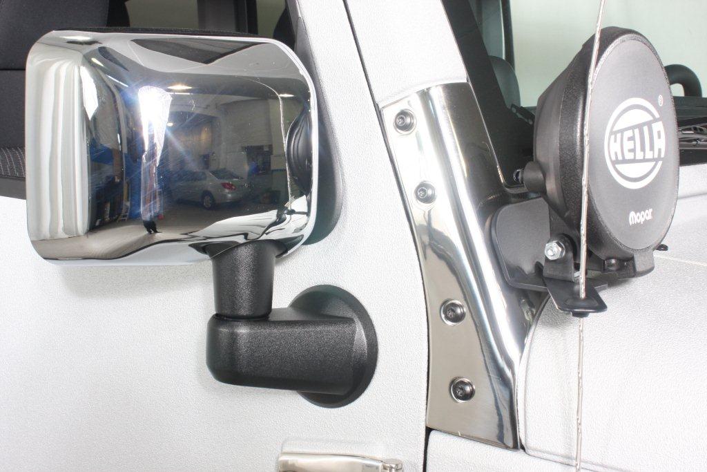 The White Chrome and Rhino Custom Jeep Wrangler by Eastchester Customs