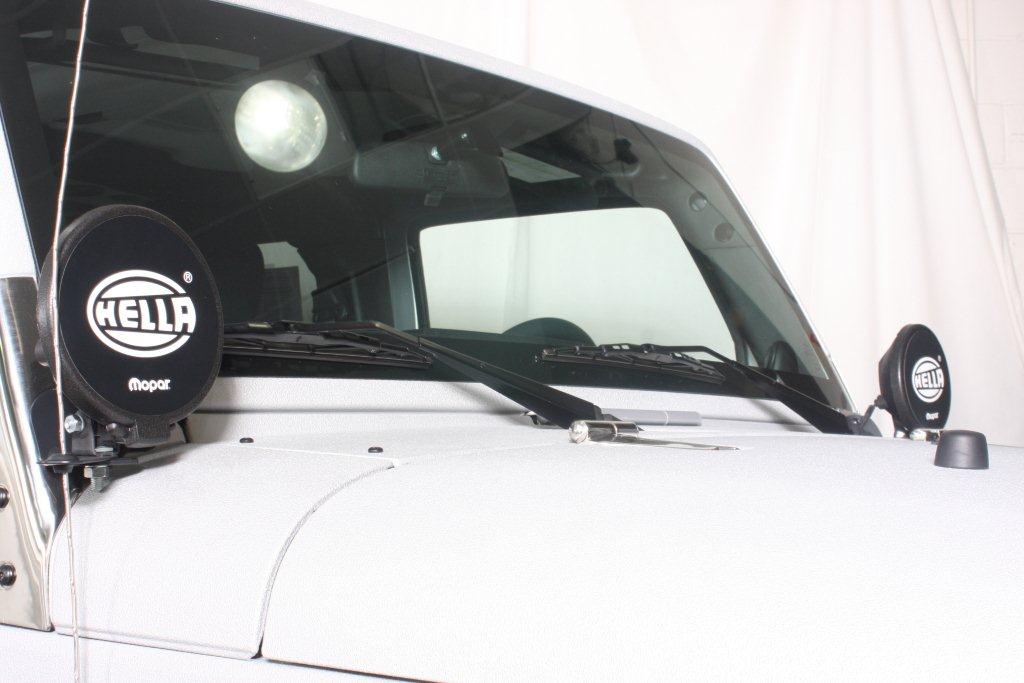 The White Chrome and Rhino Custom Jeep Wrangler by Eastchester Customs