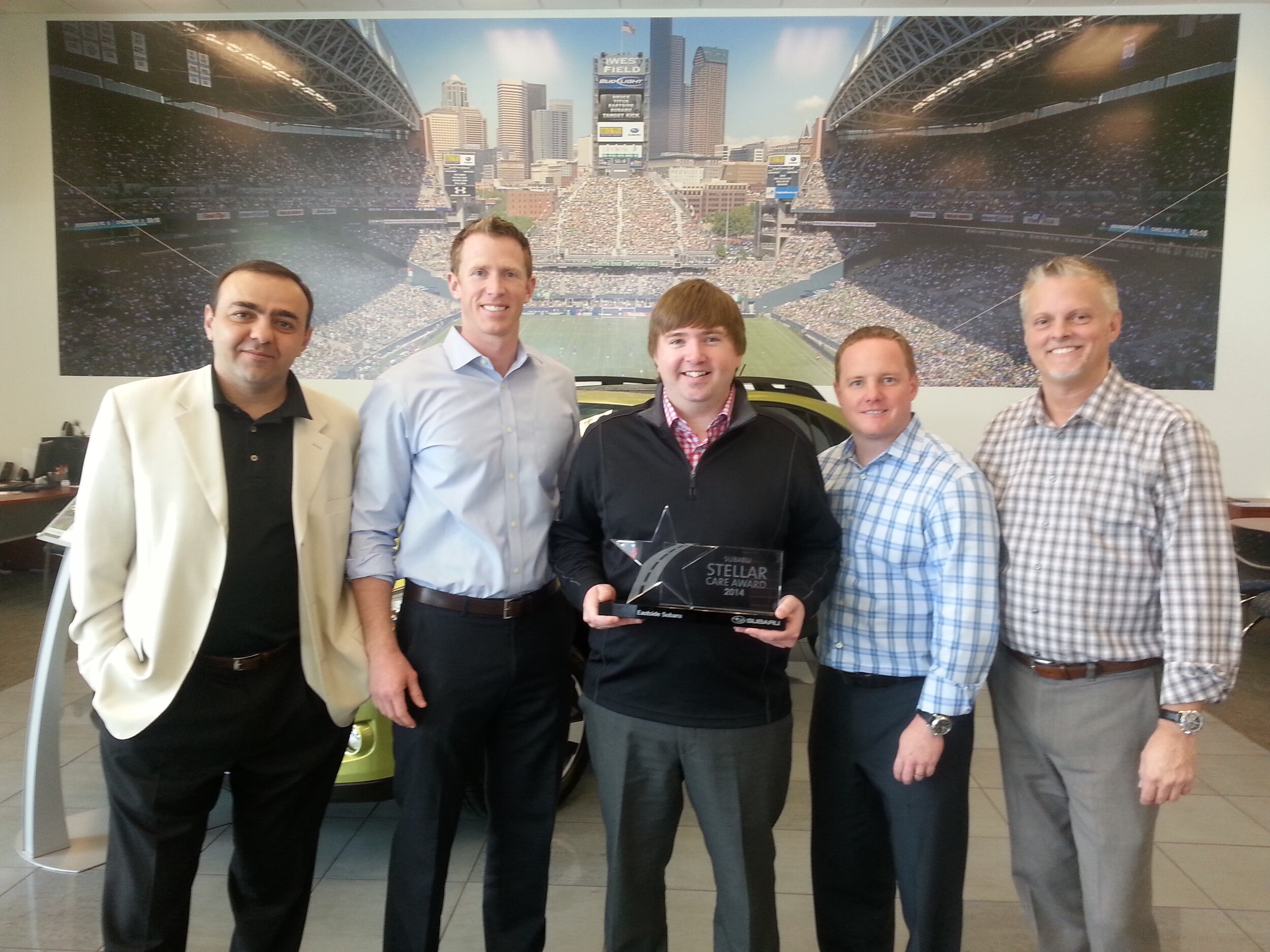 Eastside Subaru Stellar Care Award | Seattle