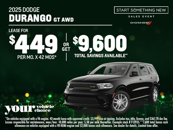 Dodge RAM Jeep Chrysler Lease Deals & Incentives Streamwood IL