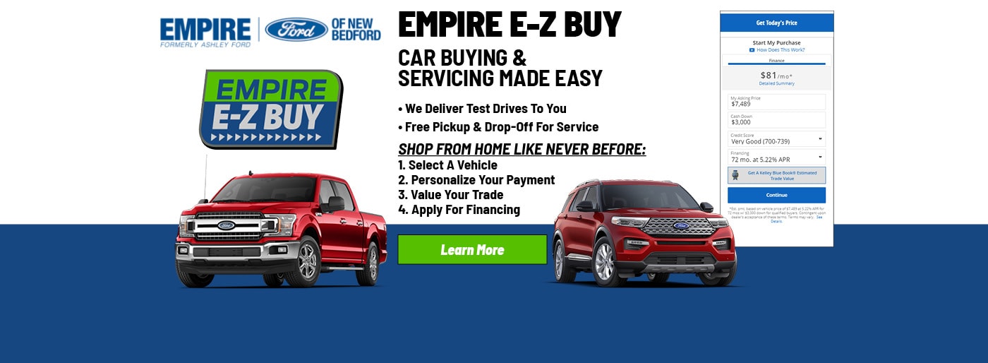 Empire Ford of New Bedford in MA | New & Used Ford Cars