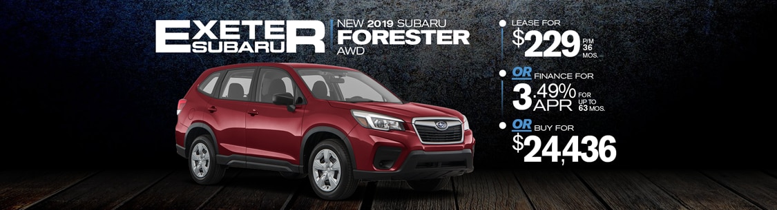 2019 Subaru Forester Specials Exeter NH | Near Manchester