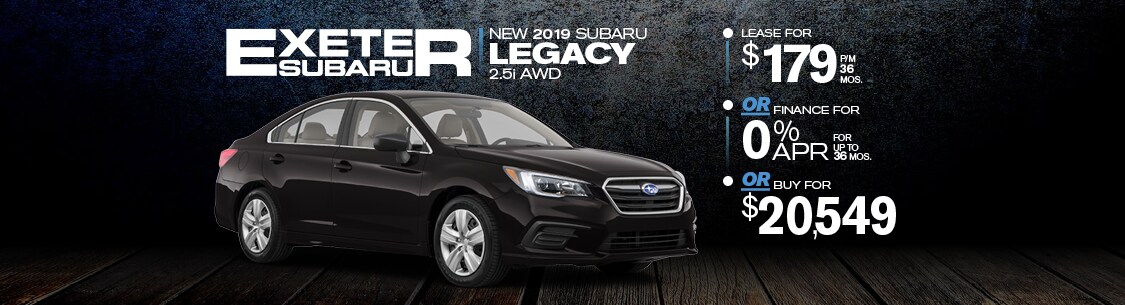 2019 Subaru Legacy Specials Exeter NH | Near Manchester