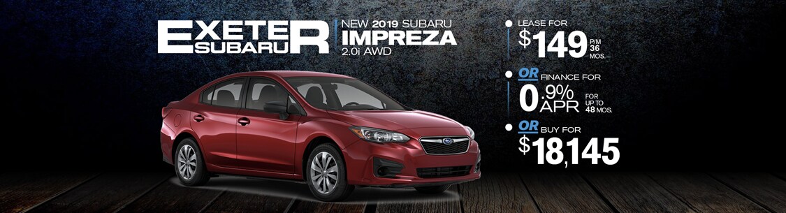 2019 Subaru Impreza specials Exeter NH | Near Manchester
