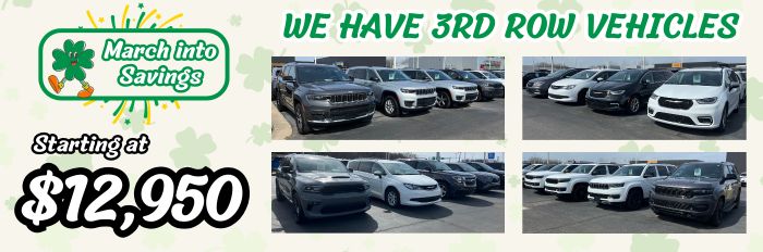 Third Row Vehicles For Sale Michigan | Extreme Dodge Chrysler Jeep