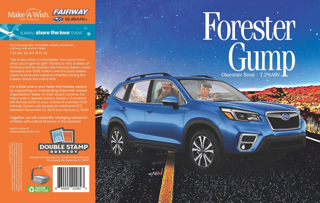 Try Our Forester Gump Craft Beer | Fairway Subaru