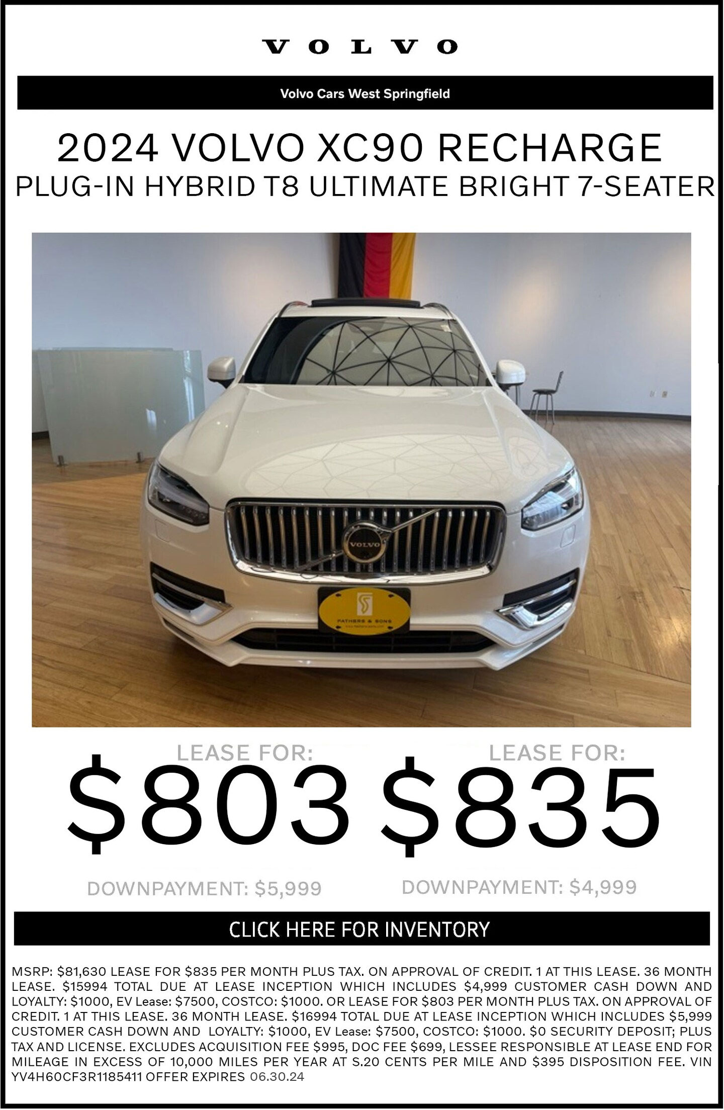 New Volvo Special Offers | Volvo Cars West Springfield