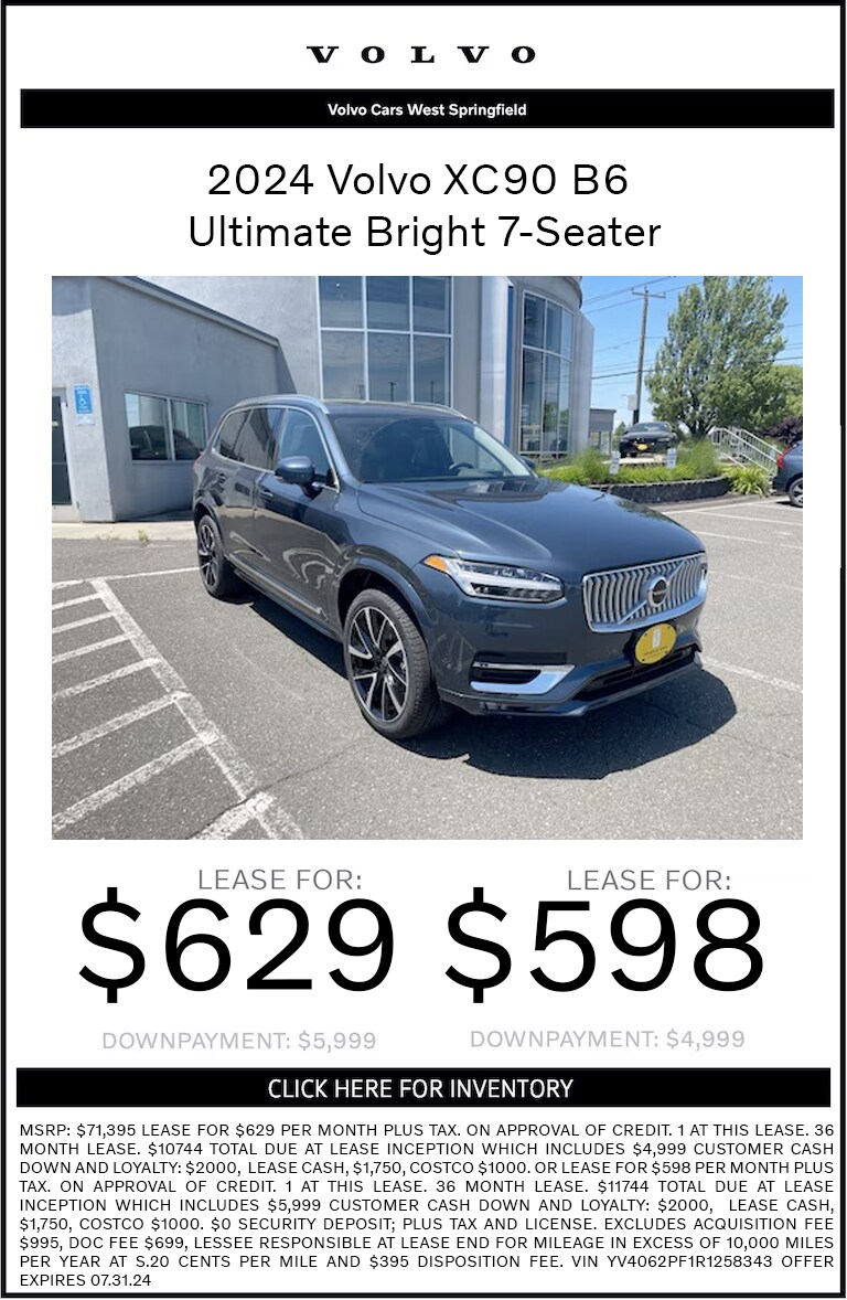 New Volvo Special Offers | Volvo Cars West Springfield