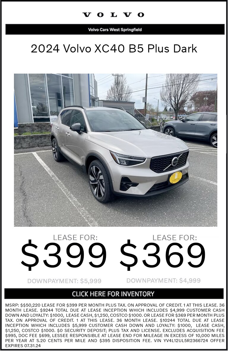 New Volvo Special Offers | Volvo Cars West Springfield