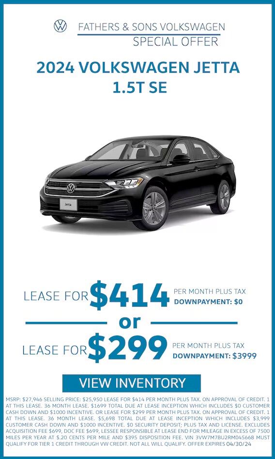 New VW Special Offers | Fathers & Sons Volkswagen