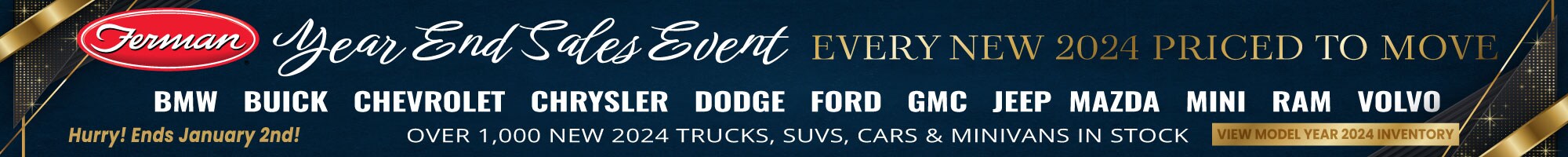 New 2024 Inventory - Cars | Trucks | SUVs | Ferman Automotive Group