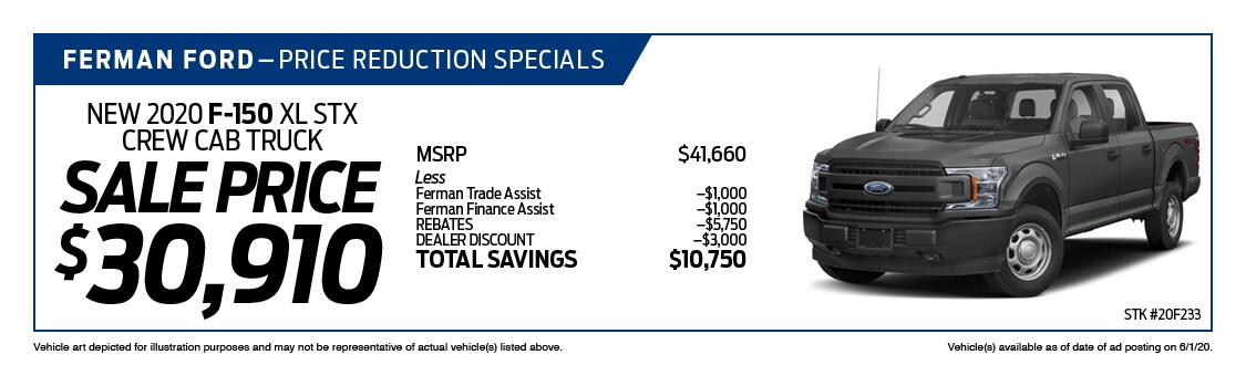 New Ford Dealer Specials | Ferman Ford