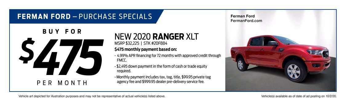 New Ford Dealer Specials | Ferman Ford