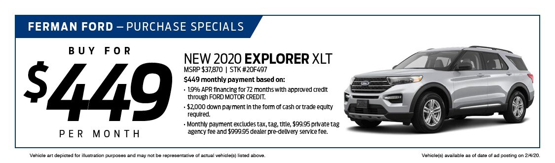 New Ford Dealer Specials | Ferman Ford