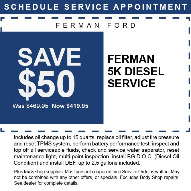 Auto Service Specials in Clearwater, FL | Ferman Ford