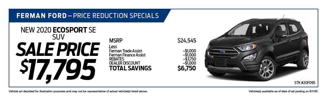 New Ford Dealer Specials | Ferman Ford
