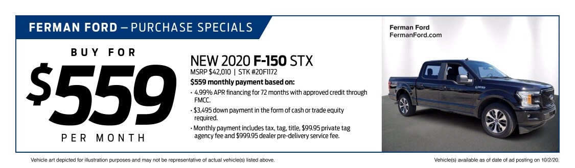 New Ford Dealer Specials | Ferman Ford