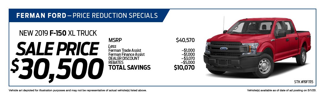 New Ford Dealer Specials | Ferman Ford