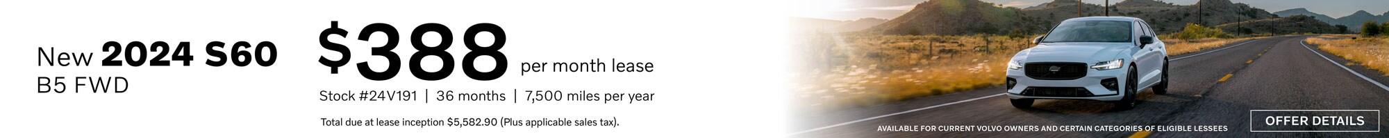 New Volvo S60 for Sale | Ferman Volvo Cars of Tarpon Springs