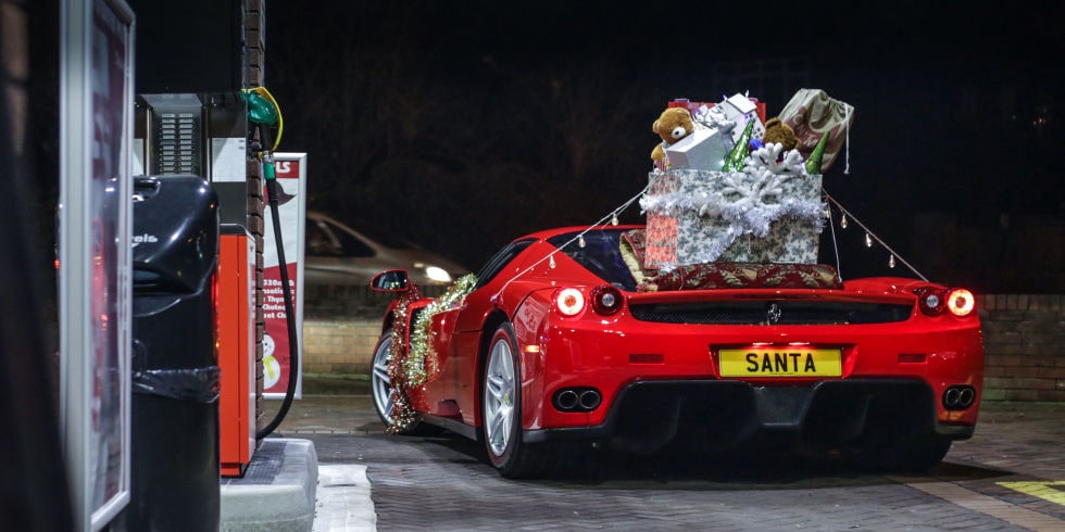 Santa Upgraded His Sleigh To A Ferrari Enzo | Ferrari of San Francisco