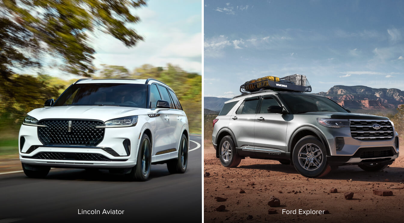 Lincoln Aviator Vs. Ford Explorer: Specs, Tow Capacity & MPG