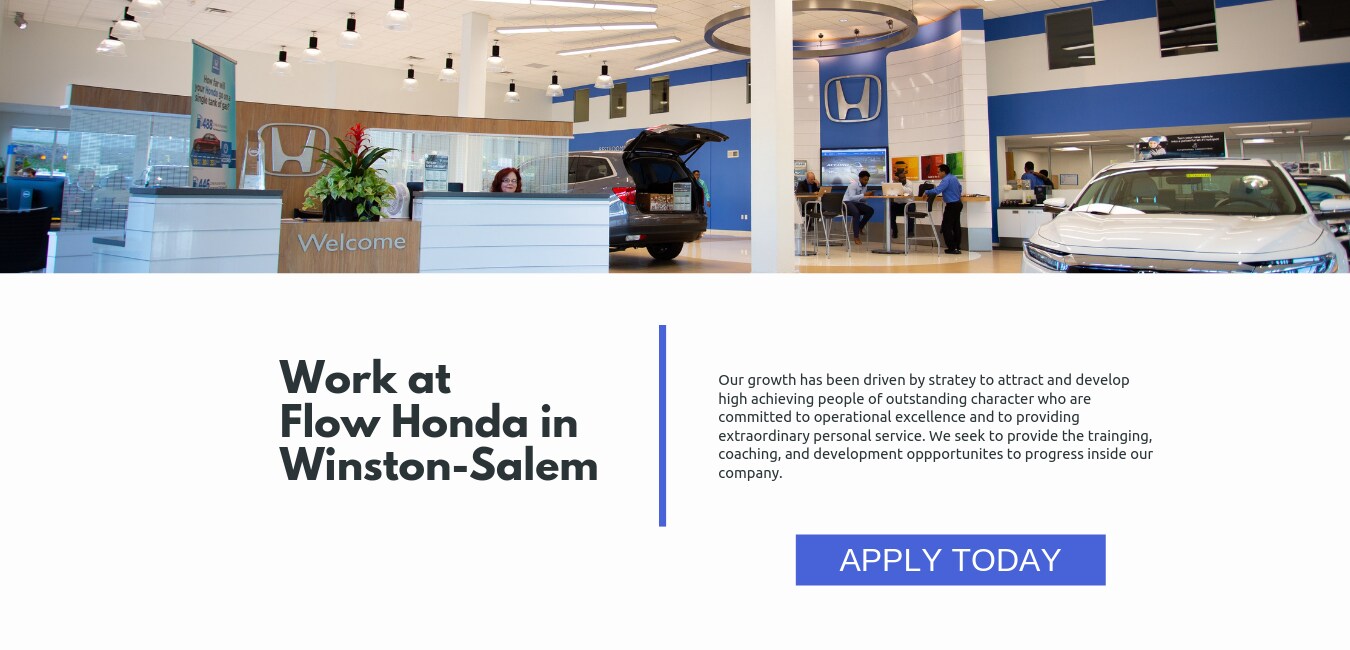Careers Flow Honda In Winston Salem