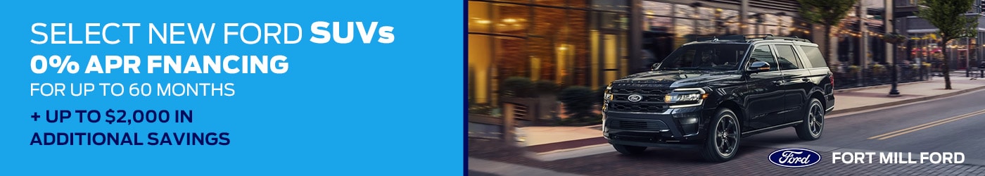 New Ford Cars, Trucks & SUVs | Serving Fort Mill SC