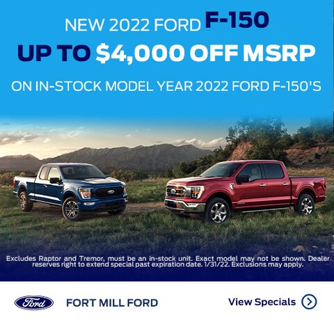 Ford New Car Special Offers | Ford Dealer Serving Fort Mill