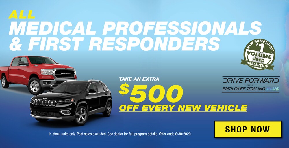 New Chrysler, Jeep, Dodge & Ram Specials Exeter NH | Near Manchester