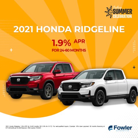 New Vehicle Specials | Fowler Honda