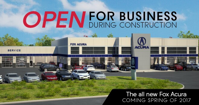 The all new Fox Acura - Coming Spring 2017 | Fox Acura Grand Rapids