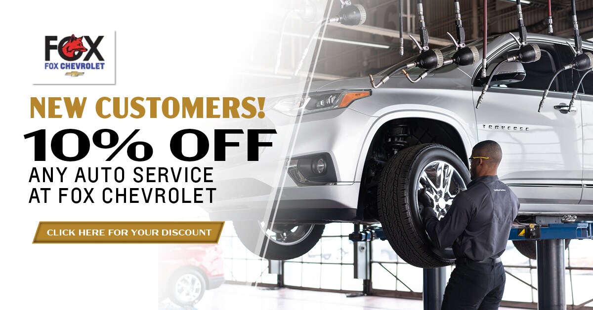 Auto Service Coupon | Fox Chevrolet