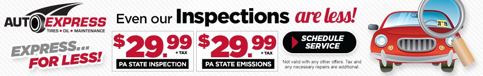 PA State Inspection & Emissions Testing | Auto Express Doylestown