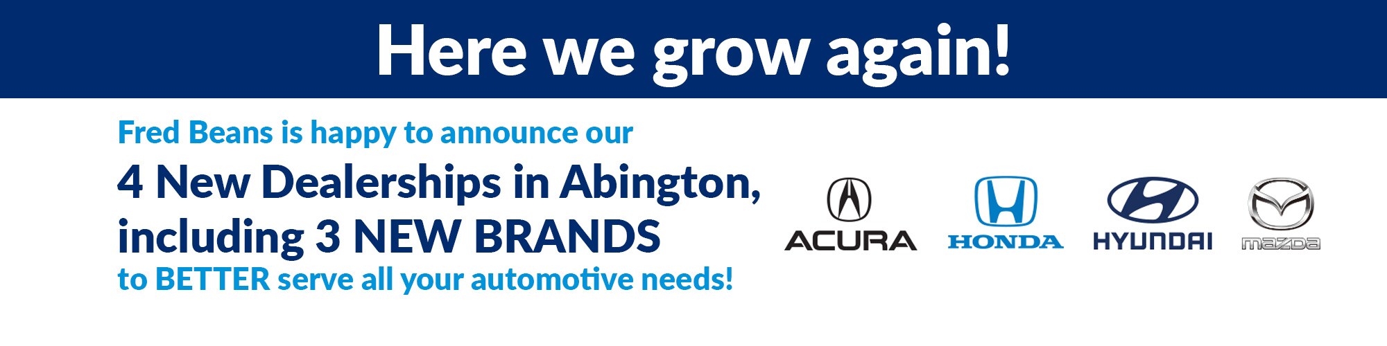 new locations | Fred Beans Automotive