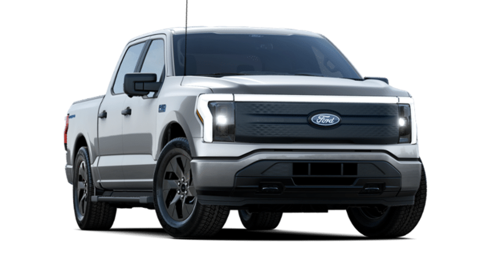 New 2024 Ford F-150 Lightning XLT Truck SuperCrew Cab Iconic Silver For ...