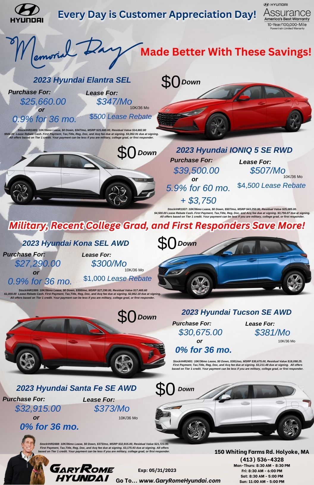 Newspaper Ads | Gary Rome Hyundai