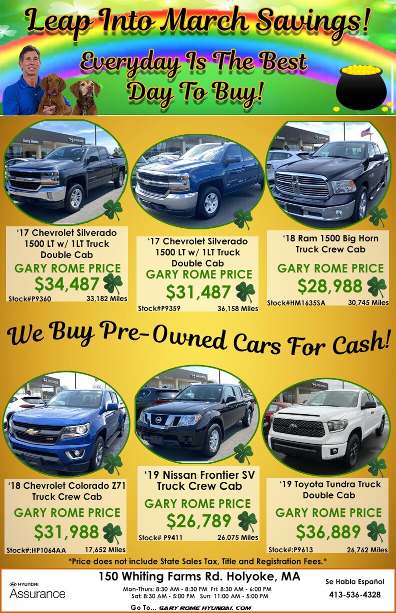 Newspaper Ads | Gary Rome Hyundai