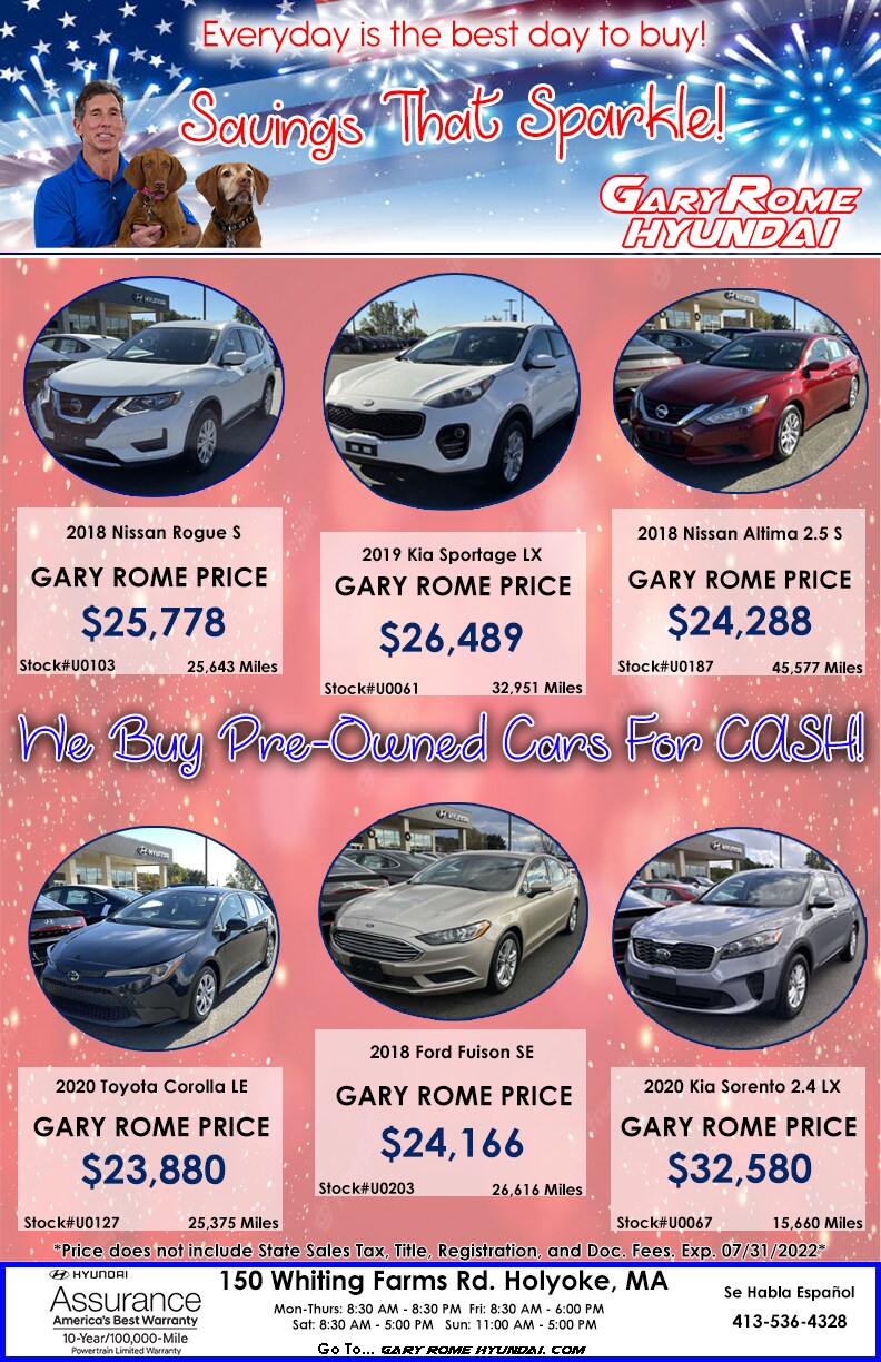 Newspaper Ads | Gary Rome Hyundai