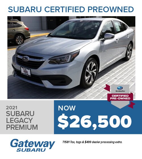 Certified Pre-Owned Specials | Gateway Subaru