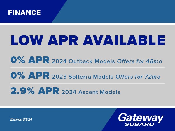, Rebates, Specials in Delmar - Finance and Lease Deals | Gateway Subaru