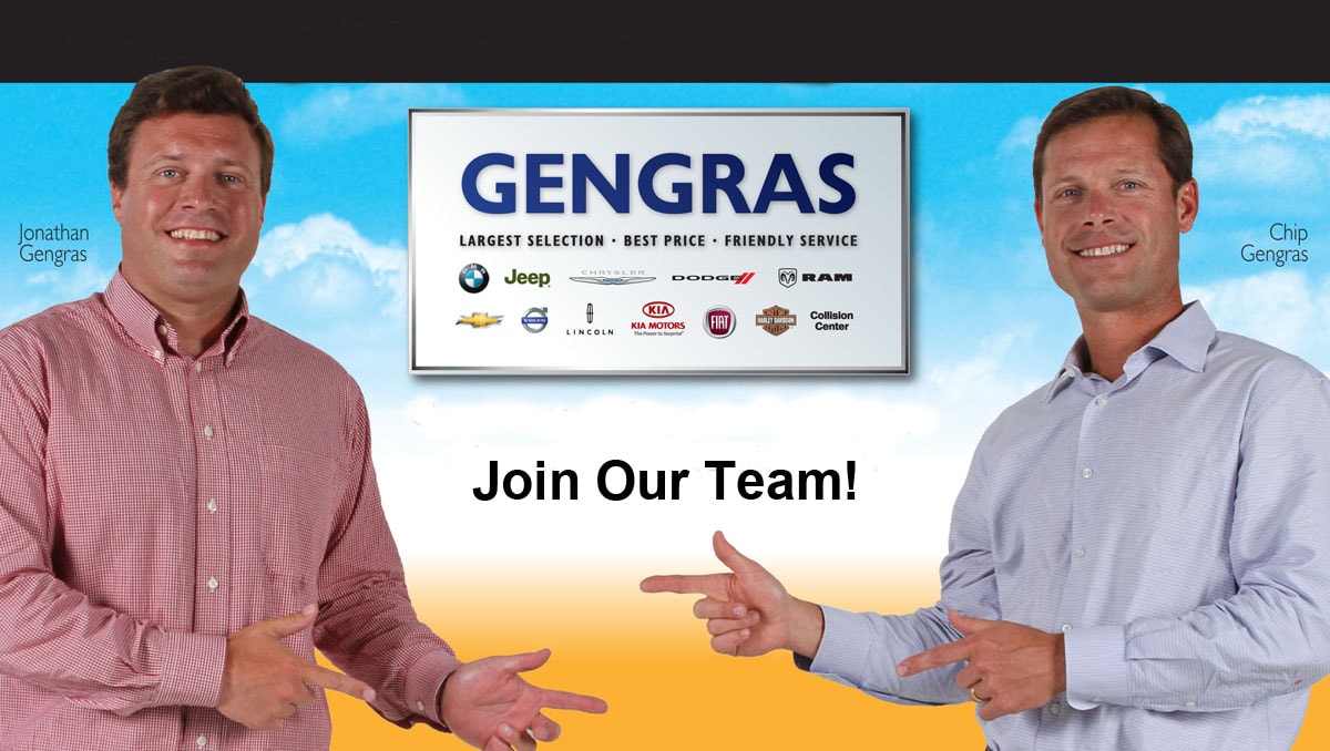 Jobs | Gengras Chrysler Dodge Jeep Ram