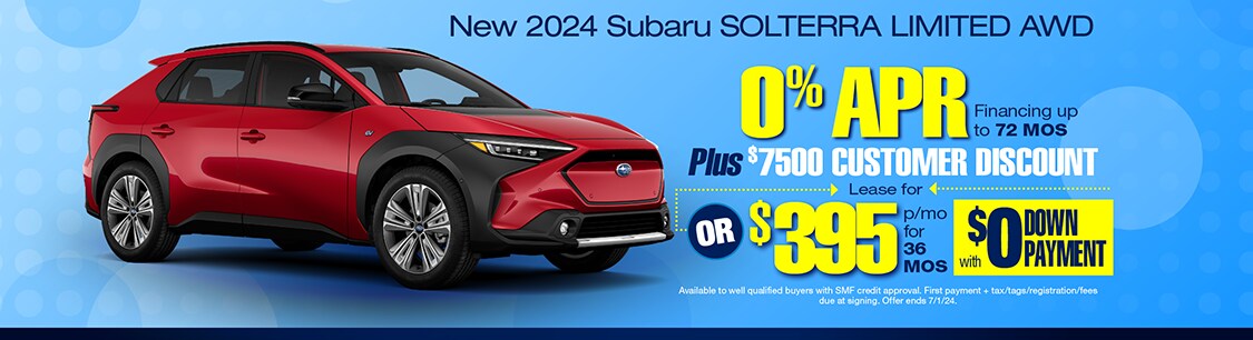 New 2024 Subaru Solterra Special from Glanzmann Subaru | Glanzmann Subaru