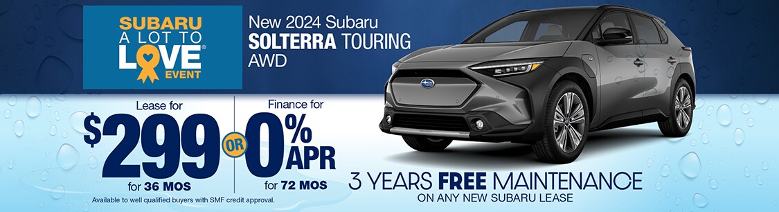 New 2024 Subaru Solterra Special from Glanzmann Subaru | Glanzmann Subaru