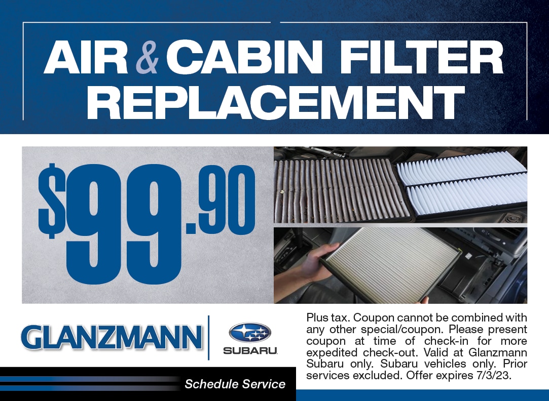 SERVICE SPECIALS FROM GLANZMANN SUBARU - WILLOW GROVE PA | Glanzmann Subaru