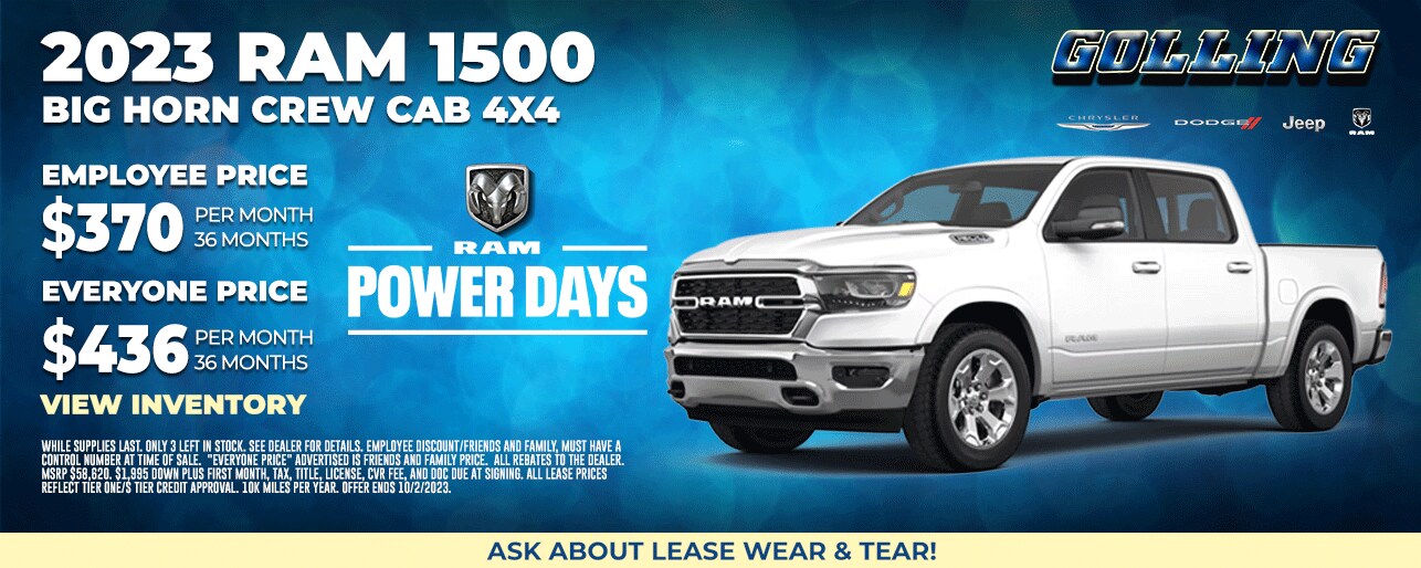 Golling Chrysler Dodge Jeep Ram Dealership | Bloomfield, MI