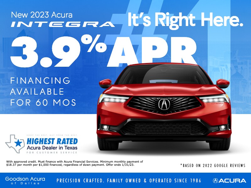 Acura Lease Specials | Acura Lease Deals near Dallas, TX