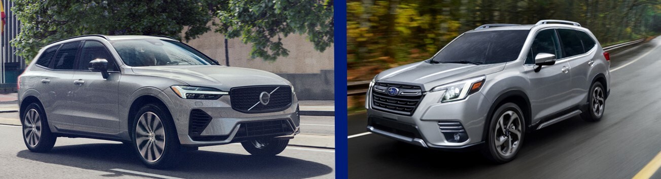 Compare Specs: Volvo XC60 to Subaru Forester at Goodwin's Volvo