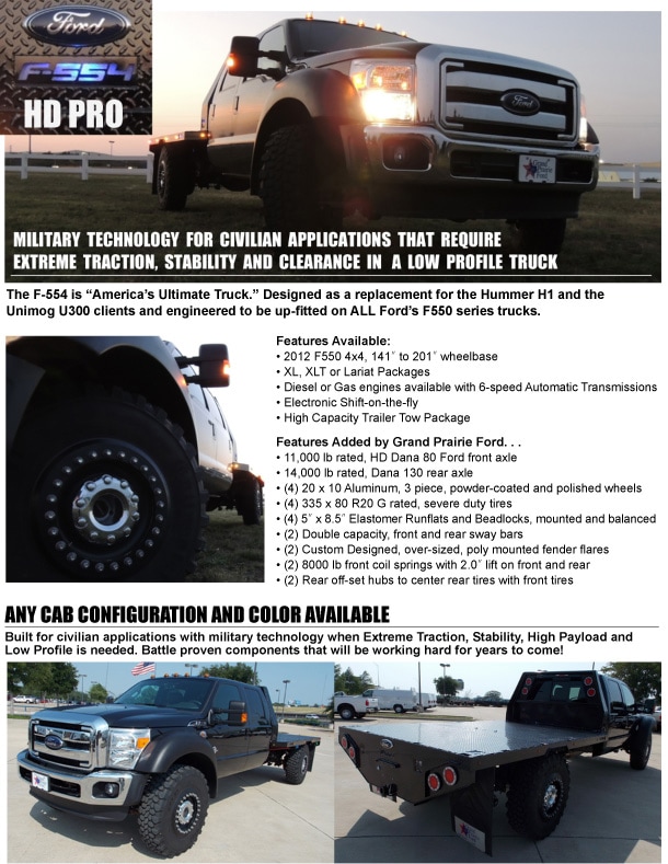 Ford F-554 Pro Information | Grand Prairie Ford F-554
