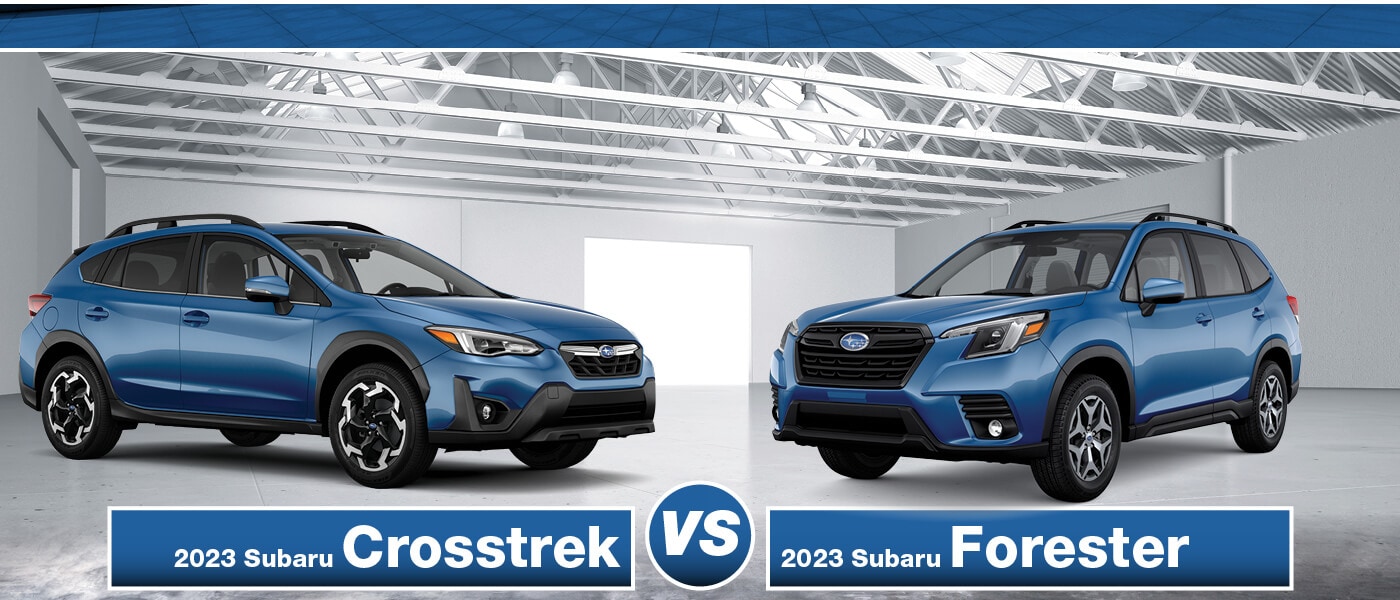 2023 Subaru Crosstrek vs Forester | Features, Size, Colors