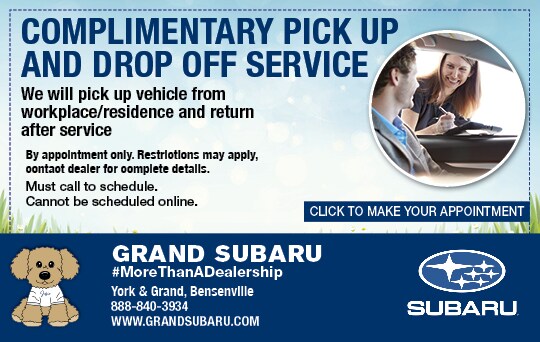 Subaru Service Coupons and Specials near Chicago, IL | Grand Subaru